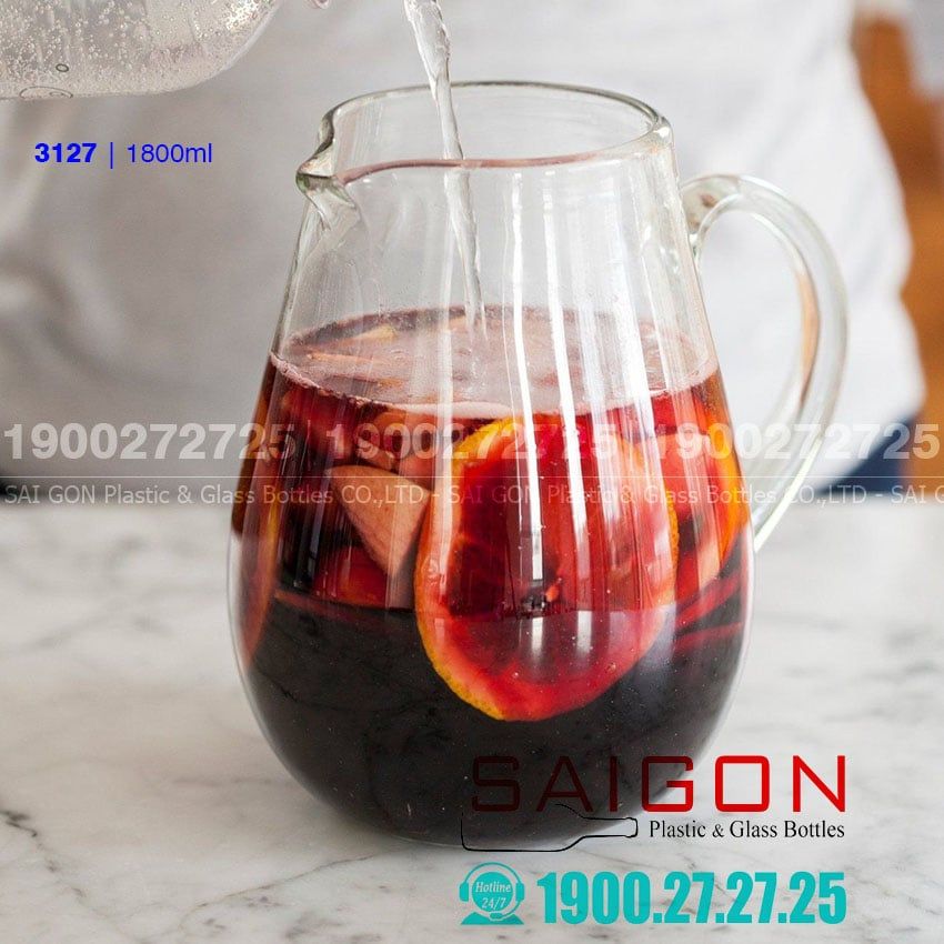 Bình Nước Thủy Tinh Libbey Mario Pitcher 1800ml | LIB.1783127 – ly Thủy ...