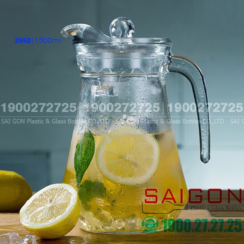 Bình Thủy Tinh Luminarc ARC 1300ml | Luminarc G2662 – ly Thủy Tinh Nhập ...