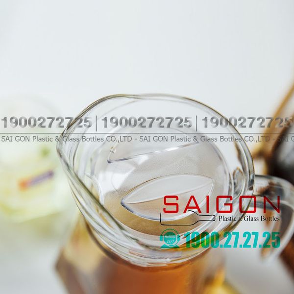 Bình Nước Thủy Tinh Deli Pitcher 1300ml | DELI EH1028 , Chặt Góc – ly ...