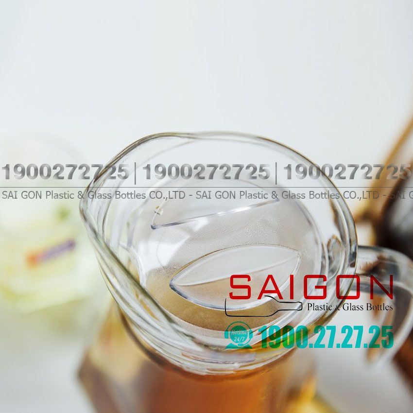 Bình Nước Thủy Tinh Deli Pitcher 1300ml | DELI EH1028 , Chặt Góc – ly ...