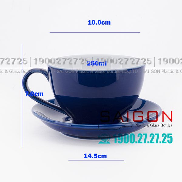 Bộ Tách Sứ Cosmo Cappuccino Procelain Coban Cup 250ml | Gốm Sứ – ly ...