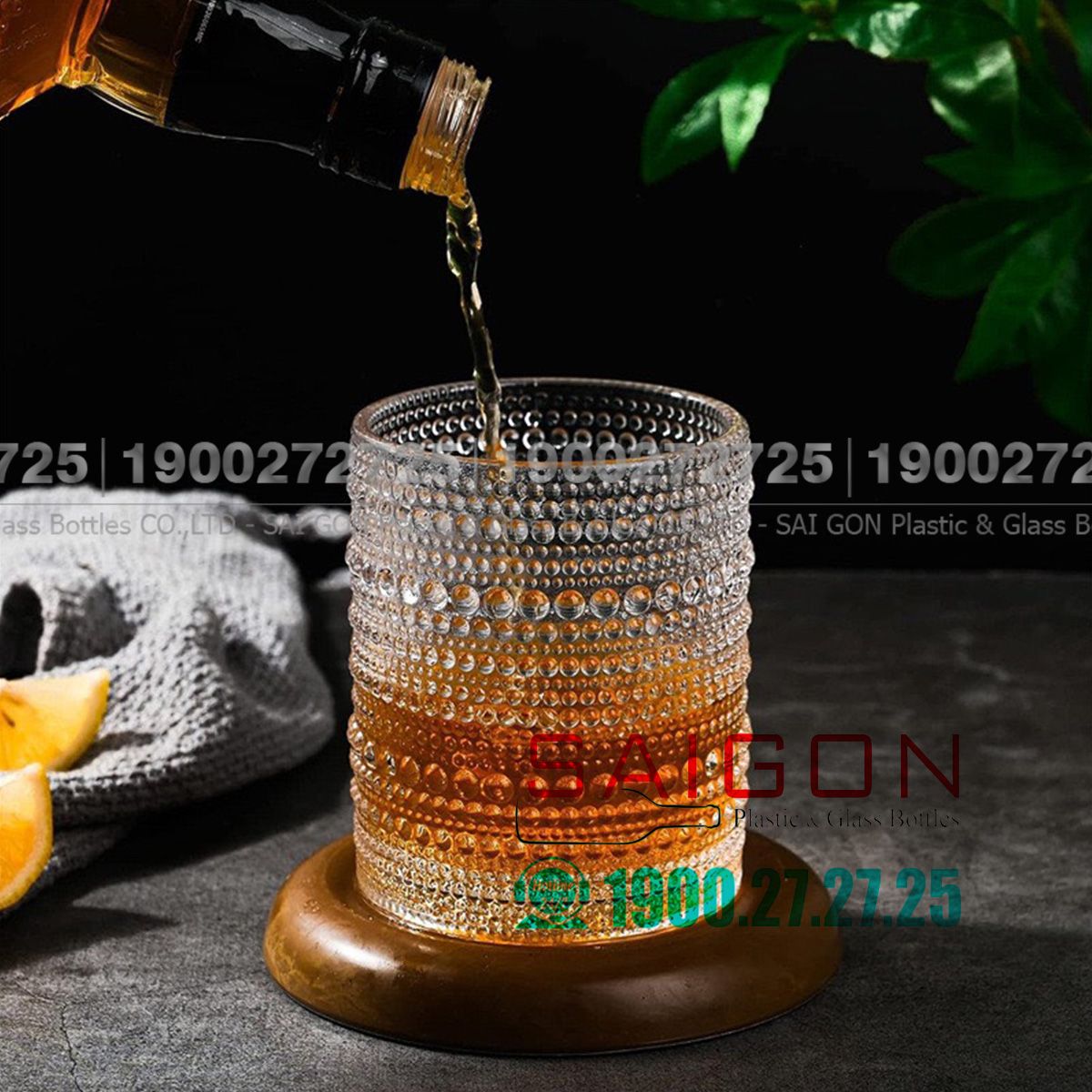 Ly Thủy Tinh INS Polka Dots Islande Rock Glass 290ml | INS.308ZD – ly ...