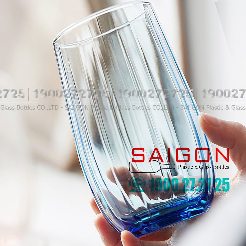 Ly Thủy Tinh Deli Linka Blue Hight Ball Glass 510ml | Deli JS5139-1B ...