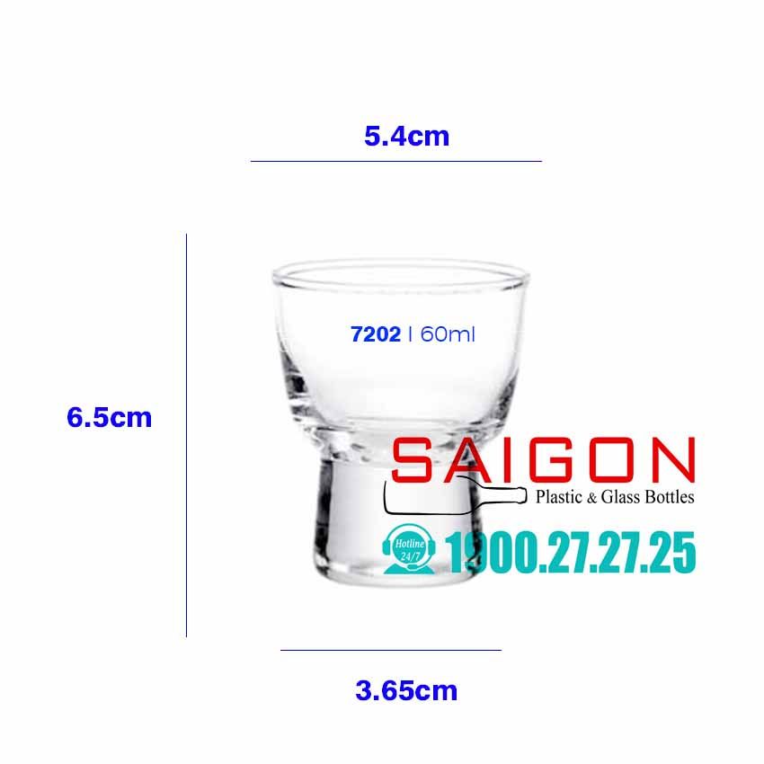 Ly Thủy Tinh Ocean Haiku Shot 60ml | B17202 , Nhập Khẩu Thái Lan – ly ...