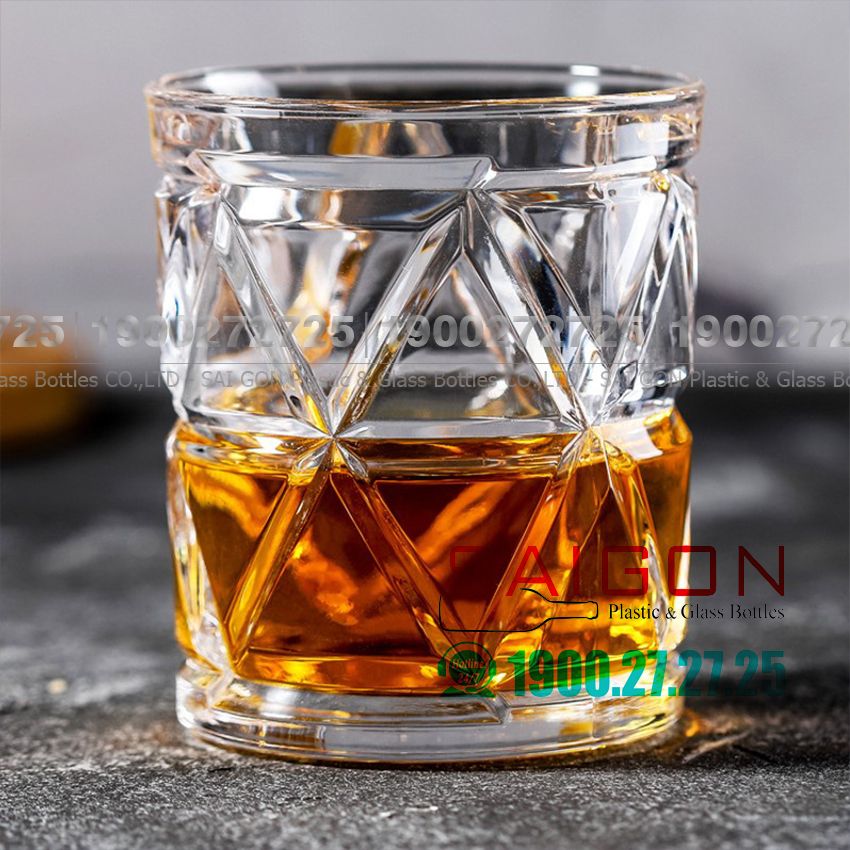 Ly Thủy Tinh Deli Vintage Rock Glass 340ml | DELI DSKB010 , Thủy Tinh – ly Thủy Tinh Nhập Khẩu