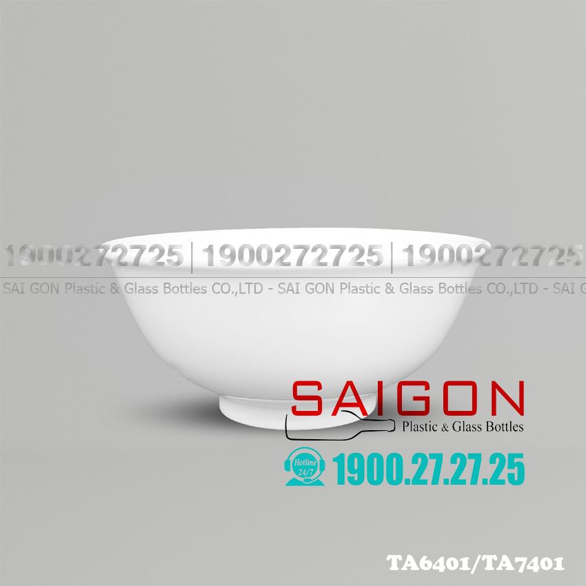 Tô Tròn Sứ CK (01) | CK 01 ; Trắng Trơn , Tùy Chọn Kích Thước – ly Thủy Tinh Nhập Khẩu