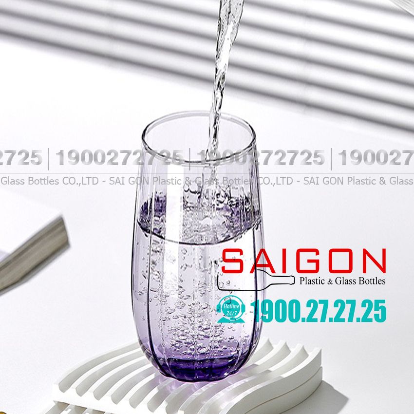 Ly Thủy Tinh Deli Linka Blue Hight Ball Glass 510ml | Deli JS5139-1B ...