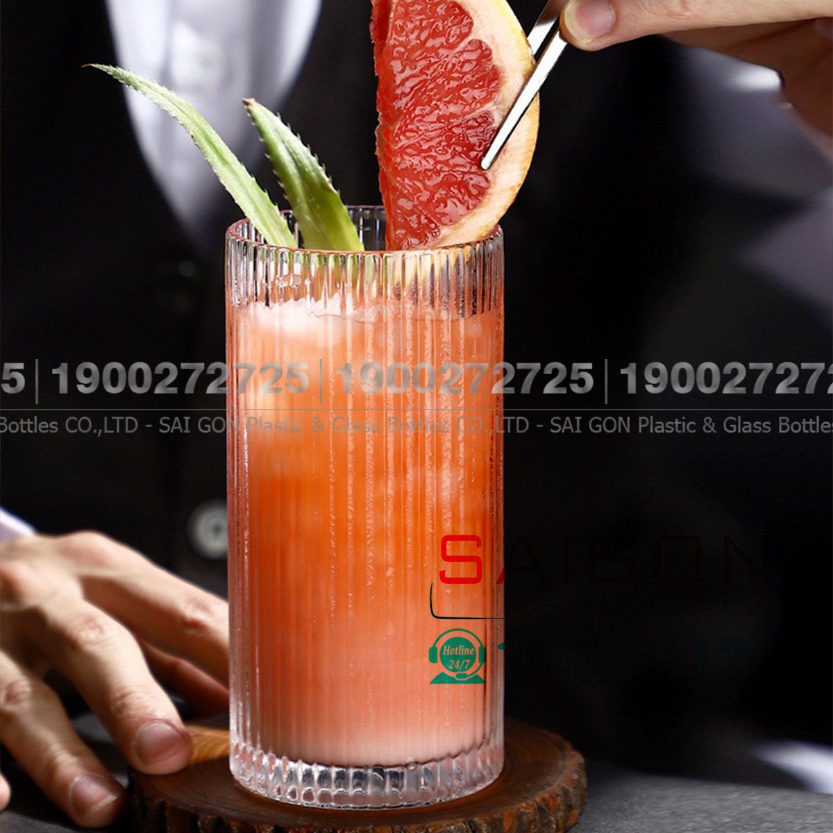 Ly Thủy tinh Ocean Pulse Long Drink Glass 370ml | Ocean B24613 – ly ...