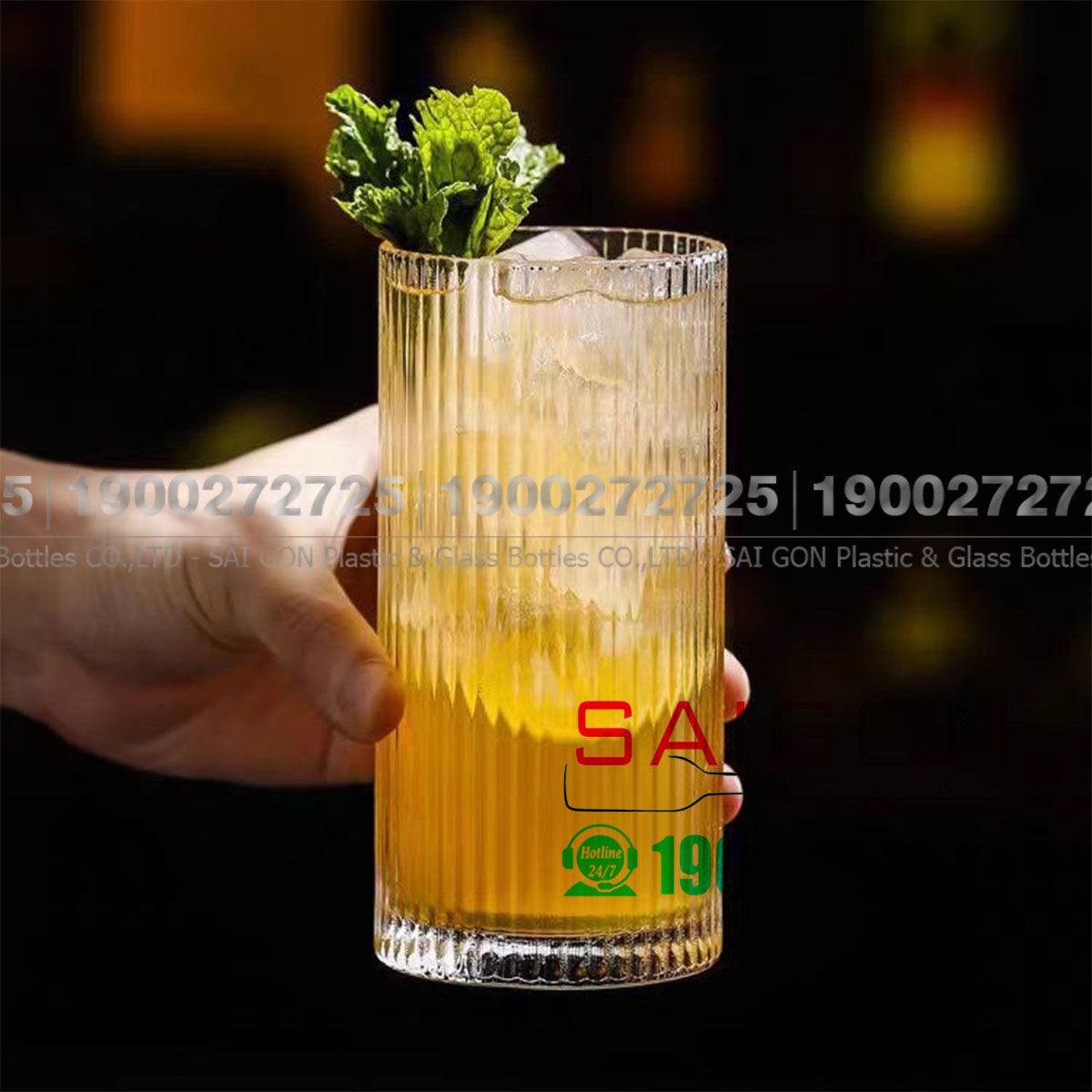 Ly Thủy tinh Ocean Pulse Long Drink Glass 370ml | Ocean B24613 – ly ...