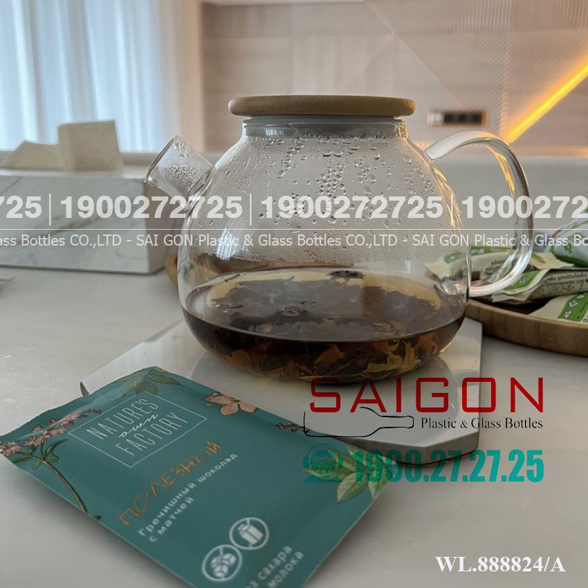 Bình Trà Thủy Tinh Wilmax Thermo Tea Pot 1200ml | WL-888824/A – ly Thủy ...