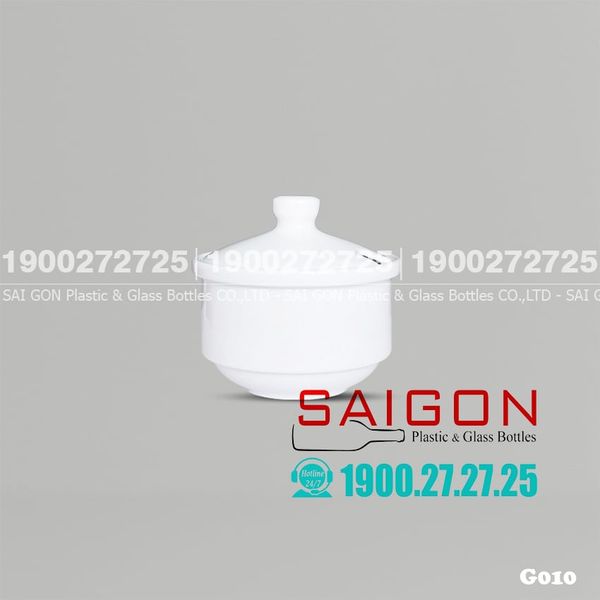 Hũ Đường Sứ CK 155ml | CK G010PL , Sứ CK Cao Cấp – ly Thủy Tinh Nhập Khẩu