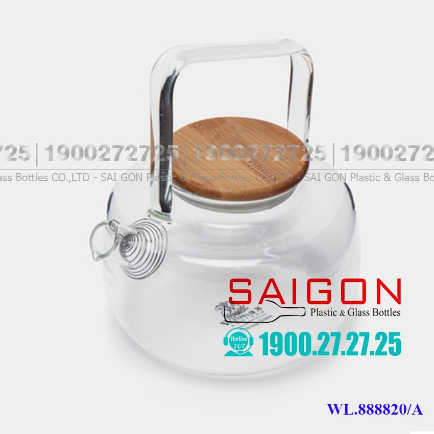 Bình Trà Thủy Tinh Wilmax Thermo Tea Pot 800ml | WL-888820/A – ly Thủy Tinh Nhập Khẩu
