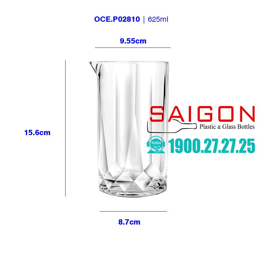 Ly Ocean Connexion Mixing Glass 625ml | P02810 , Thủy Tinh Nhập Khẩu ...