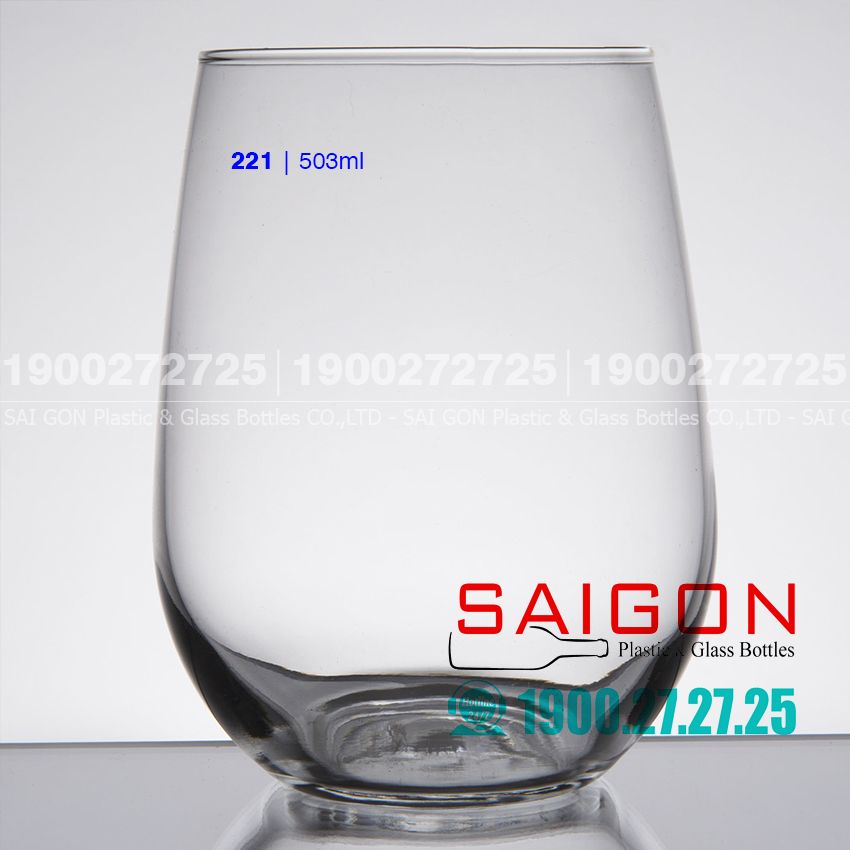 Ly Thủy Tinh Libbey Stemless White Wine 503ml | LIBBEY 221 – ly Thủy Tinh Nhập Khẩu