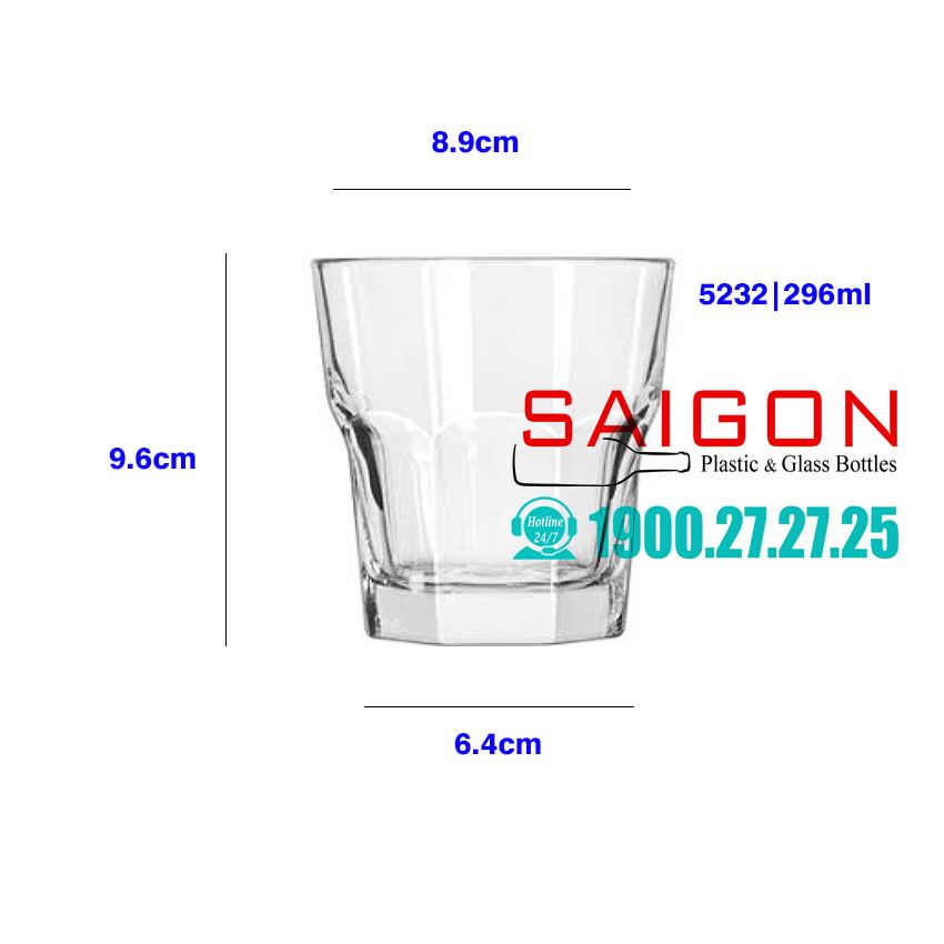 Ly thủy tinh Cường Lực Libbey Gibraltar Rocks 296ml | LIBBEY 15232 – ly ...