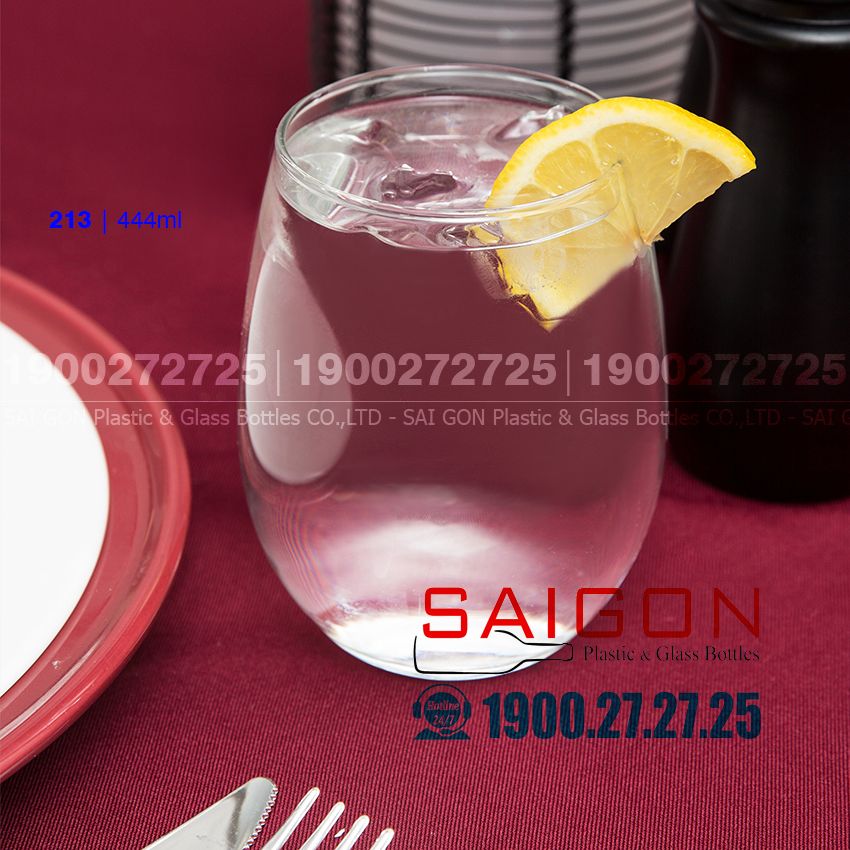 Ly Thủy Tinh Libbey Stemless wine 444ml | LIBBEY 213 , Nhập Khẩu E.U ...
