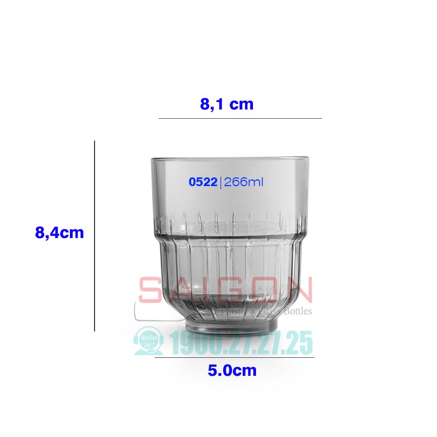 Libbey LINQ Rocks 296ml – ly Thủy Tinh Nhập Khẩu