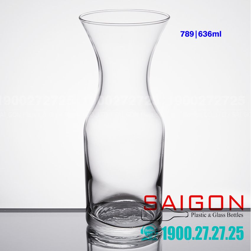 Bình Rót Thủy Tinh Libbey Decanter 636ml | LIBBEY 789 , Nhập Khẩu USA – ly Thủy Tinh Nhập Khẩu