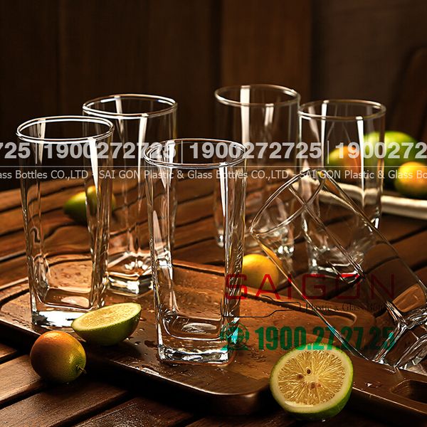 Ly Thủy Tinh Vuông Ocean Plaza hi Ball 320ml – ly Thủy Tinh Nhập Khẩu