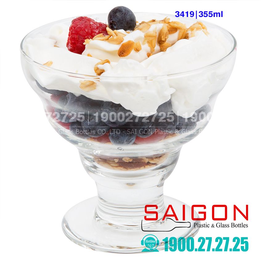 Ly Thủy Tinh Libbey Splash 12 Oz Dessert 355ml | Libbey 3419 – ly Thủy ...