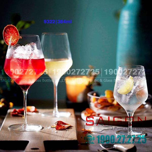Ly Thủy Tinh Libbey Prism 13 oz Wine 384ml | Libbey 9322 – ly Thủy Tinh Nhập Khẩu