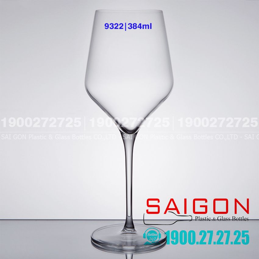 Ly Thủy Tinh Libbey Prism 13 oz Wine 384ml | Libbey 9322 – ly Thủy Tinh Nhập Khẩu