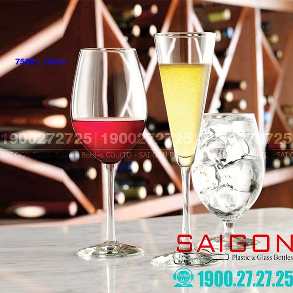 Ly Thủy Tinh Libbey Vina Trumpet Flute 192ml | Libbey 7552, Nhập Khẩu – ly Thủy Tinh Nhập Khẩu