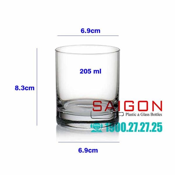 Ly Thủy Tinh Ocean New York Juice 205ml | Ocean B07807 – ly Thủy Tinh Nhập Khẩu