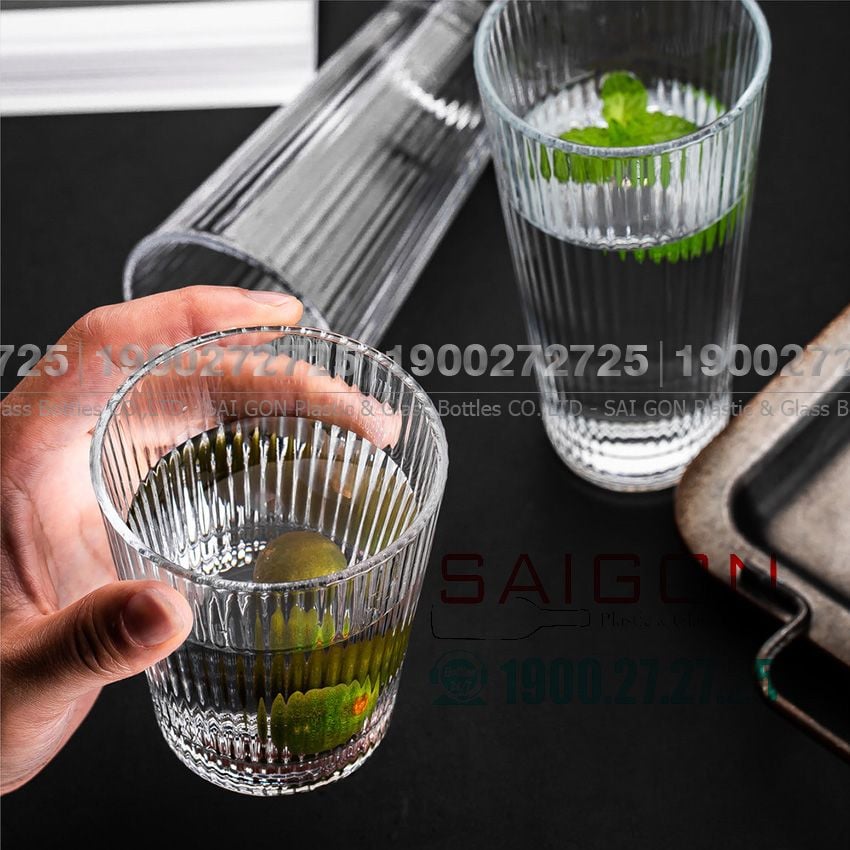 Ly Thủy Tinh King Dealay studio Rock Glass 250ml | H.017 , Thủy Tinh ...