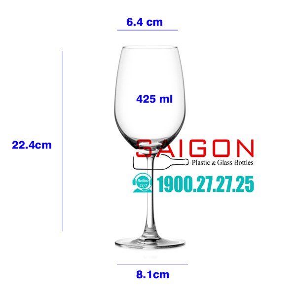 Ly Thủy Tinh Ocean Madison Red Wine 425ml | Ocean 1015R15 – ly Thủy ...