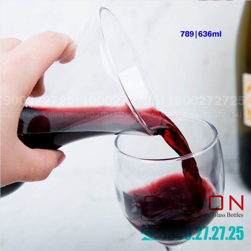 Bình Rót Thủy Tinh Libbey Decanter 636ml | LIBBEY 789 , Nhập Khẩu USA – ly Thủy Tinh Nhập Khẩu