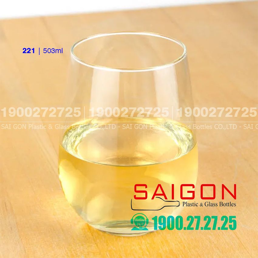 Ly Thủy Tinh Libbey Stemless White Wine 503ml | LIBBEY 221 – ly Thủy Tinh Nhập Khẩu