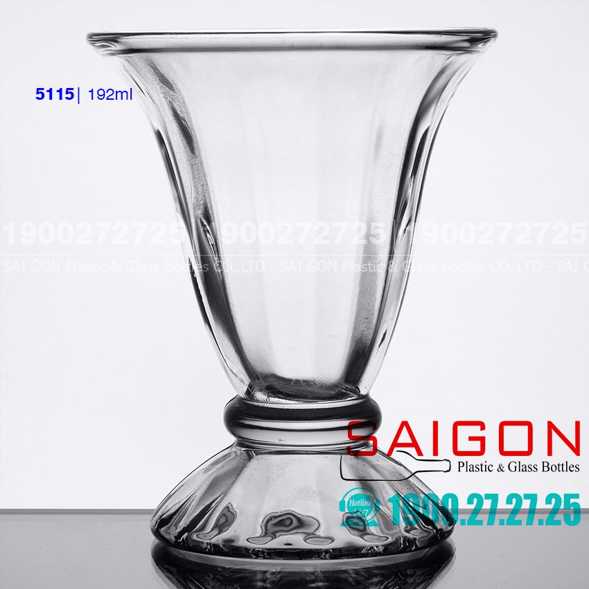 Ly thủy tinh Libbey Fountainware Tulip Sundae 192ml | LIBBEY 5115 – ly Thủy Tinh Nhập Khẩu