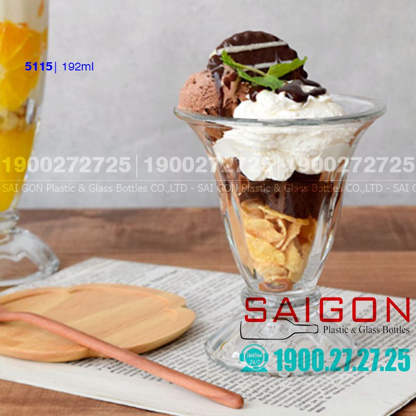 Ly thủy tinh Libbey Fountainware Tulip Sundae 192ml | LIBBEY 5115 – ly Thủy Tinh Nhập Khẩu