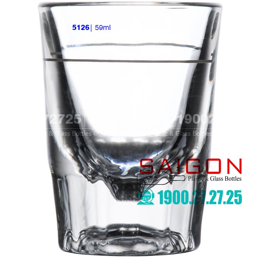 Ly Thủy Tinh Libbey Fluted Shot Glass 59ml | Libbey 5126 – ly Thủy Tinh Nhập Khẩu