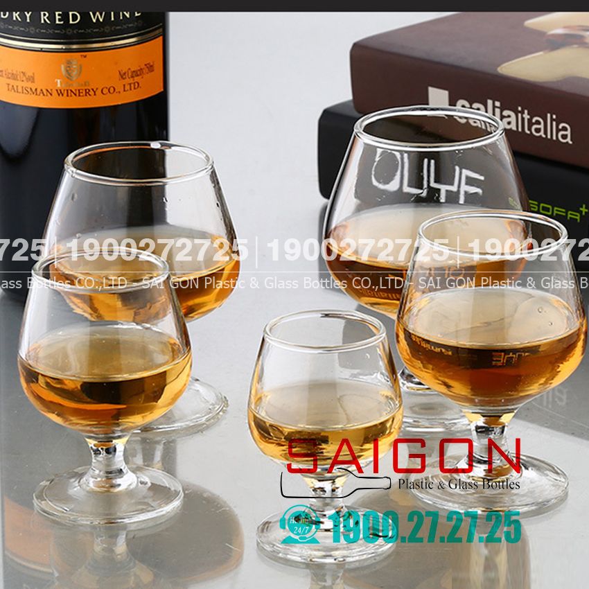 Ly Thủy Tinh Deli Gloreca Basic Brandy Glass 170ml | Deli GL3702, – ly ...