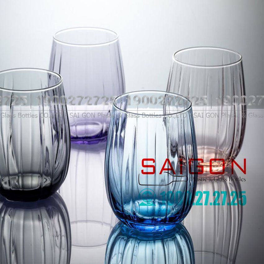 Ly Thủy Tinh Deli Linka Blue Rock Glass 380ml | Deli JS5139-2B – ly ...