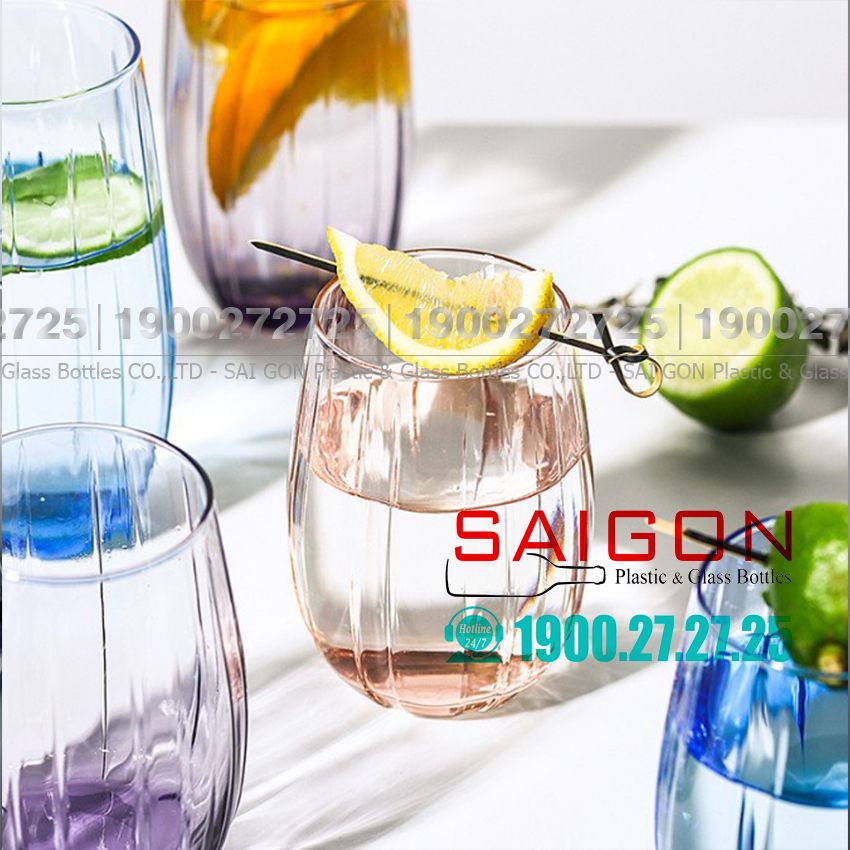 Ly Thủy Tinh Deli Linka Blue Rock Glass 380ml | Deli JS5139-2B – ly ...