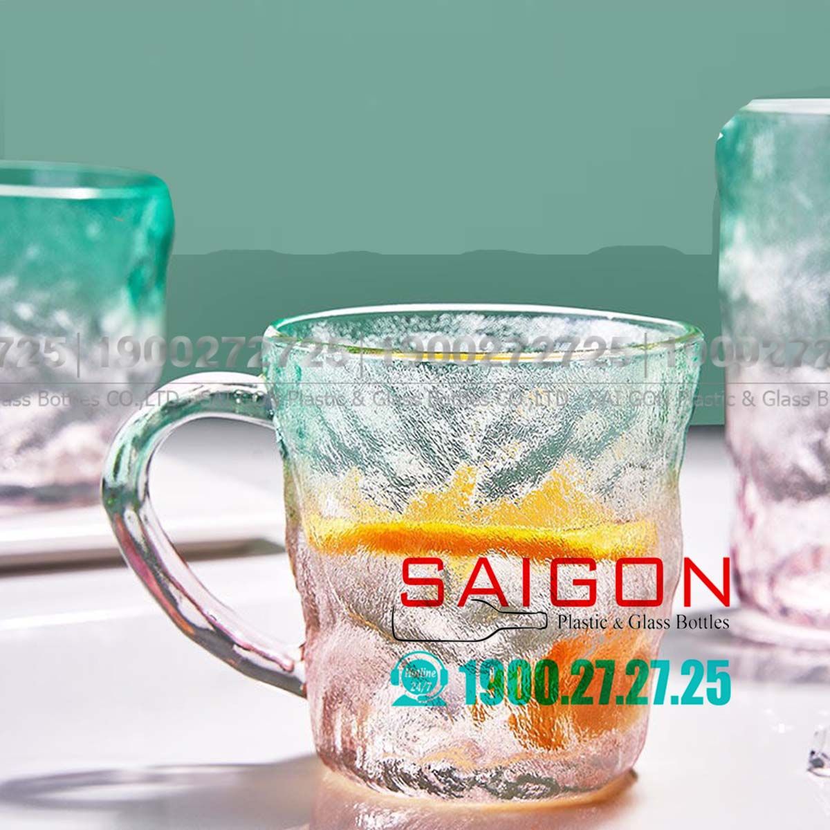 Ly Thủy Tinh Deli Soda Lime Blue Tea Cup Glass 260ml | Deli ZB047 – ly ...