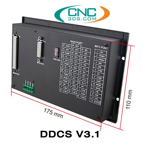 Bộ điều khiển máy CNC DDCS V3.1 – CNC3DS