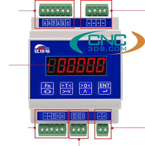 Bộ chuyển đổi tín hiệu loadcell sang RS485 RS232 Modbus RTU LTB1200 – CNC3DS