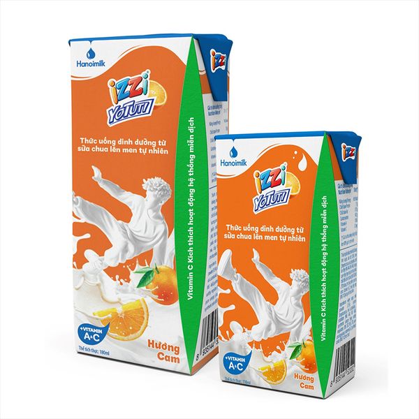 Sữa chua YO-TUTI cam 110ml Brick – Hanoimilk