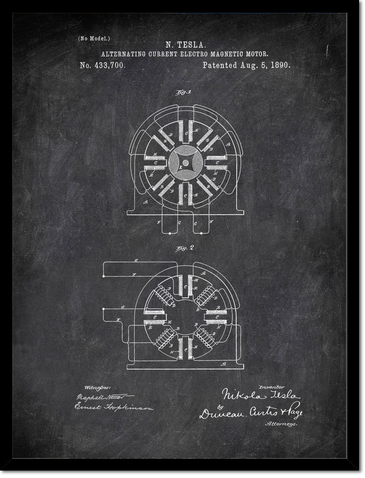 Nikola Tesla Alternating Current Diagram