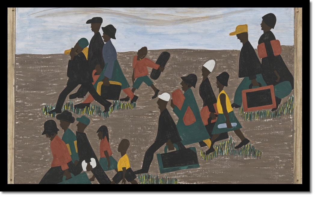 Jacob Lawrence Paintings Migration Series