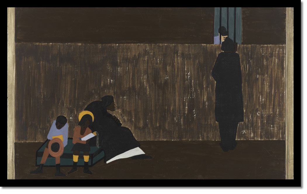 Jacob Lawrence Migration Series Panel 1