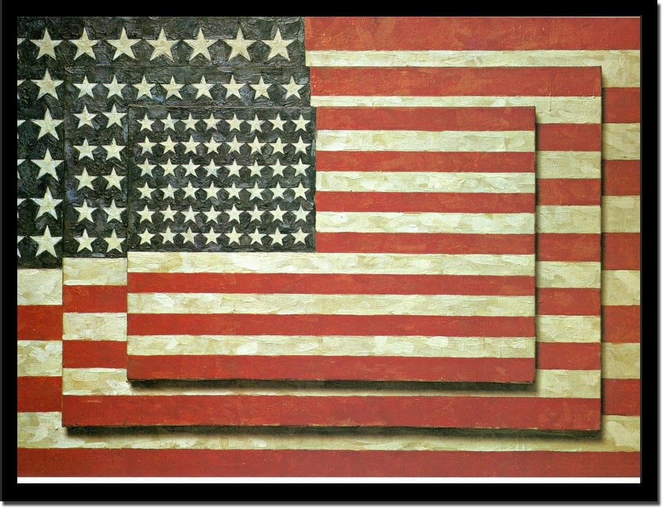 Jasper Johns Three Flags 1958