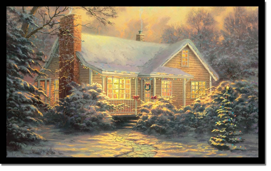 Thomas Kinkades Christmas Cottage