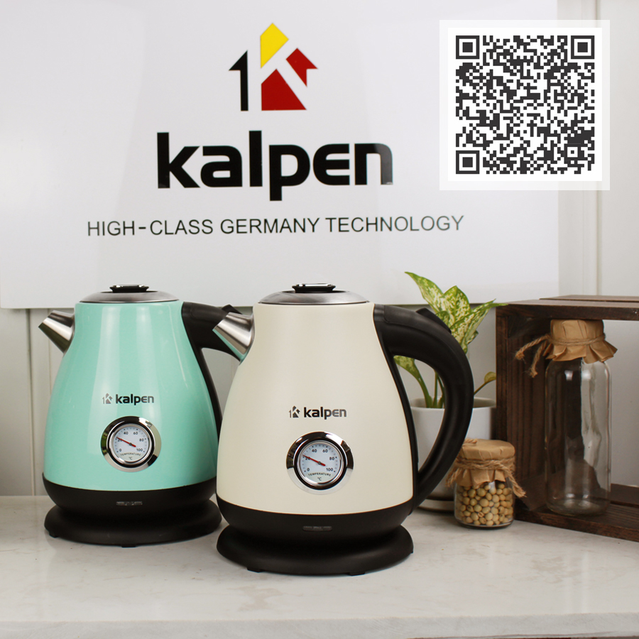 Bình đun nước siêu tốc Kalpen KK91 1.7L 2200W - Nắp rời – A2ZMART