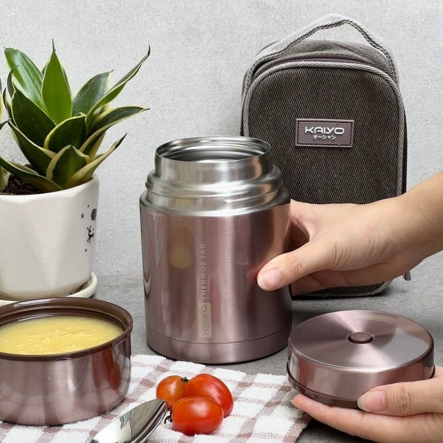 Bình ủ cháo giữ nhiệt inox 304 Kaiyo 750ml - 1000ml – A2ZMART