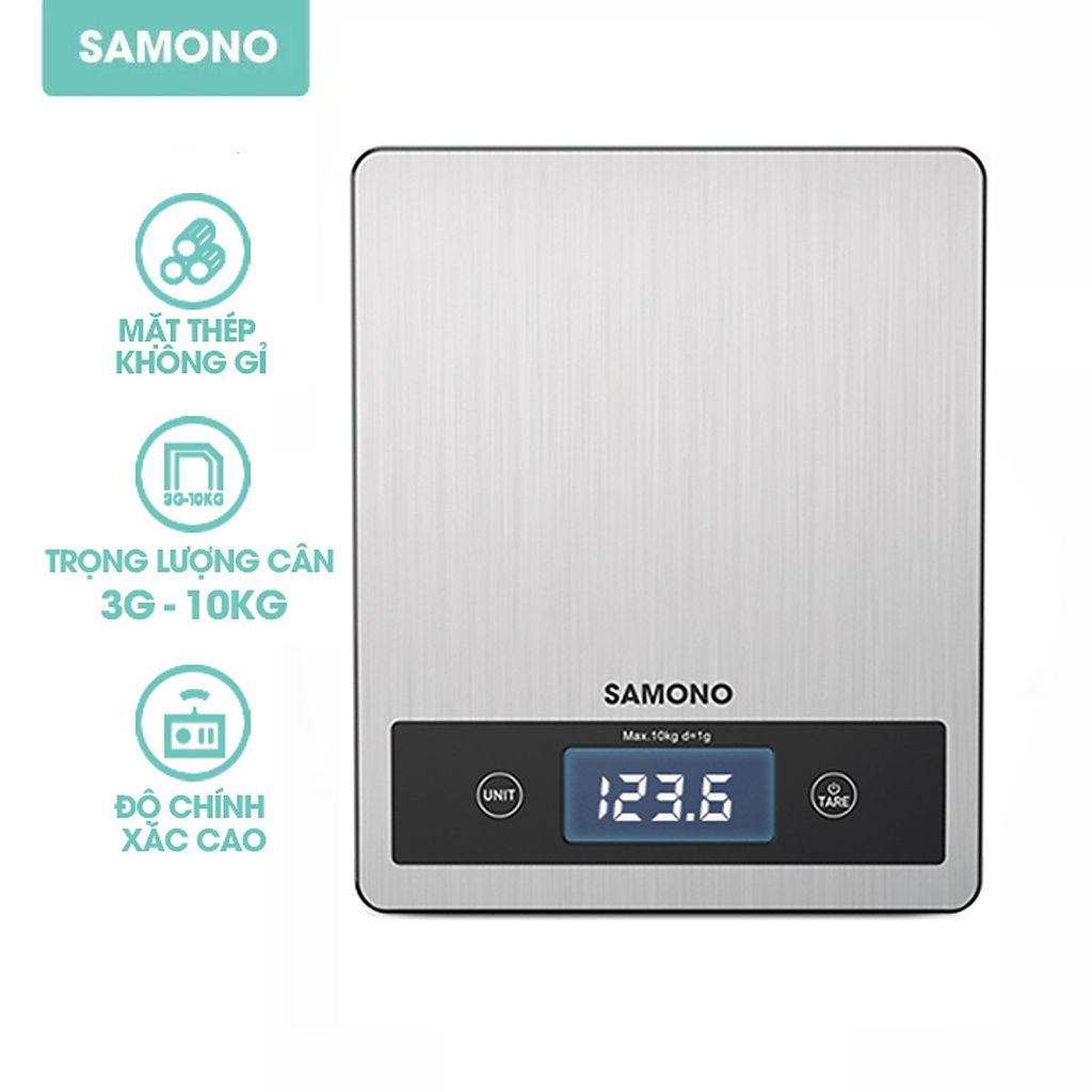Cân tiểu ly điện tử mini SAMONO SW-KS03 dùng cho nhà bếp – A2ZMART